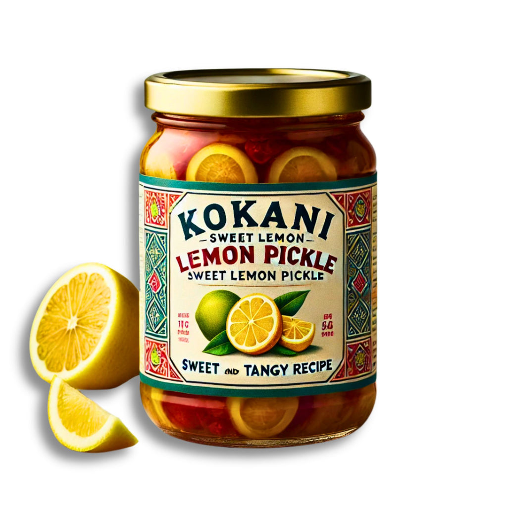 Assal Kokani,Sweet Lemon Pickle, Natural Ingredient, No Artificial Ess
