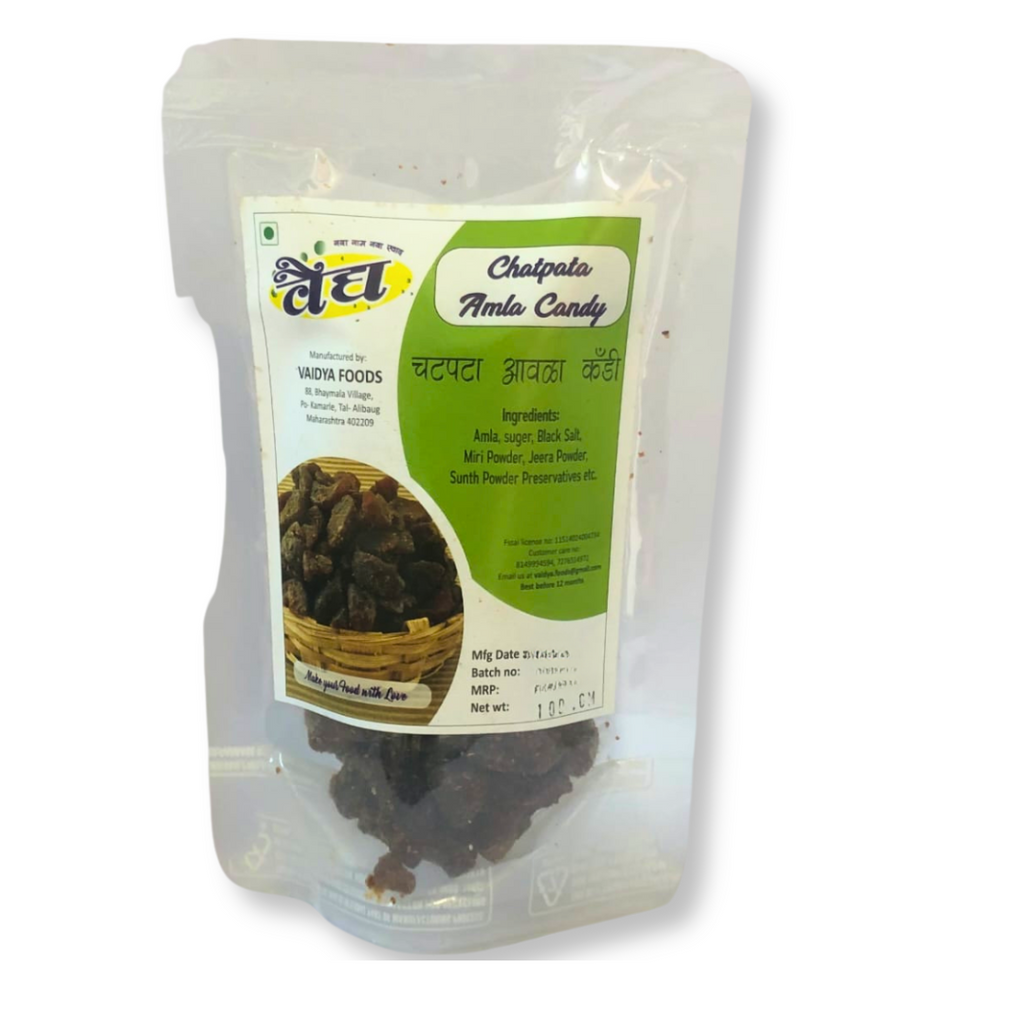 VAIDYA, Sweet And Sour Amala Candy, Made By Natural Ingredients, No Ar