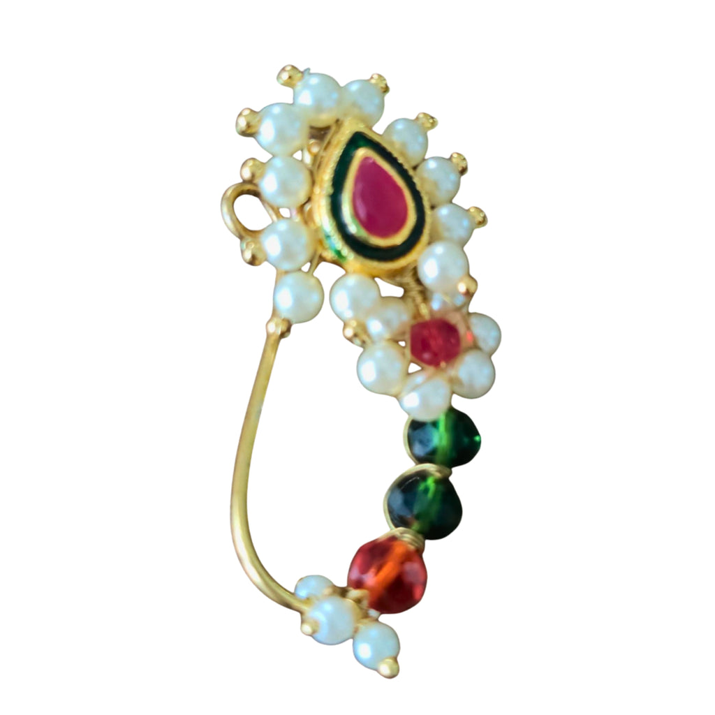 Devi Nath (Traditional Nose Ring) — Handcrafted by Swami Women SHG ...
