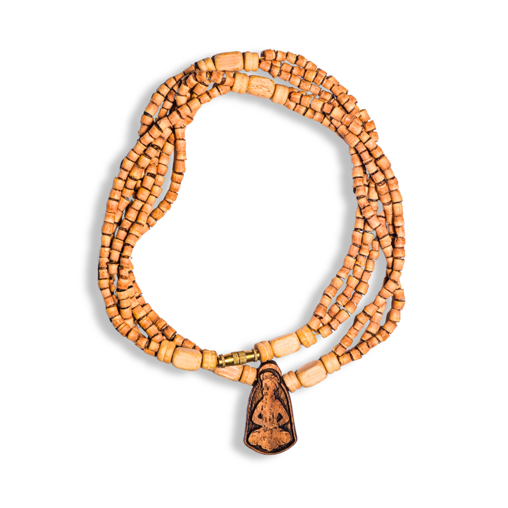 Tin Padar Tulsi Mala, Made By Pure Tulsi, Local Craftsmanship, PM Vish