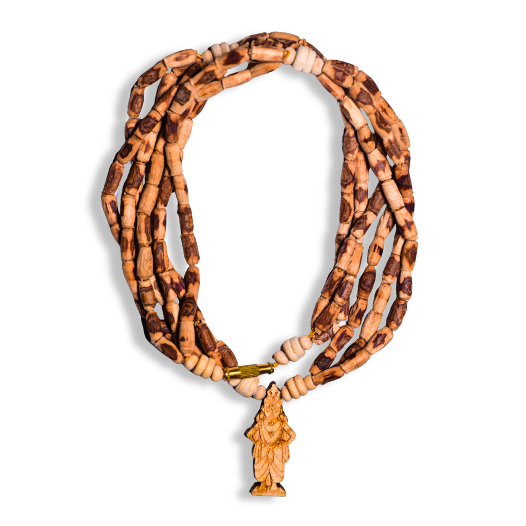 Tin Padar Kandi Tulsi Mala, Made By Pure Tulsi, Local Craftsmanship, P
