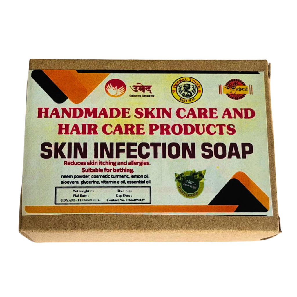 Skin Infection Soap – Herbal Treatment Bar by Shree Krupa SHG, 100 gm