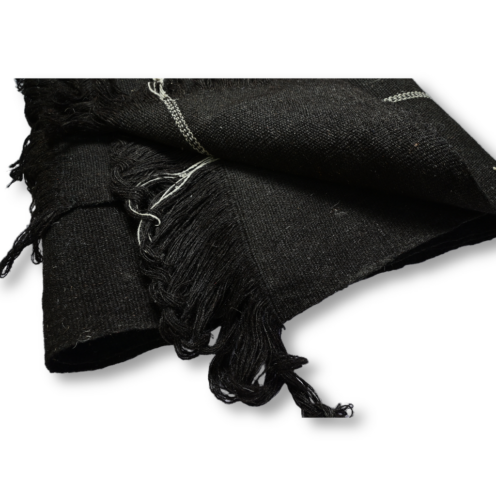AHILYADEVI SHG Traditional Handmade Black Ghongadi Natural Sheep Wool