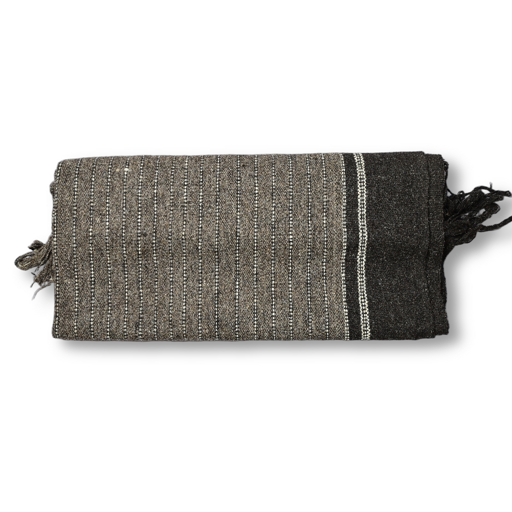 AHILYADEVI SHG Traditional Handmade Ghongadi Natural Sheep Wool Blanke
